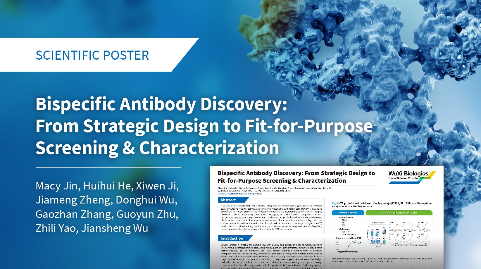 Poster: Bispecific Antibody Discovery | WuXi Biologics